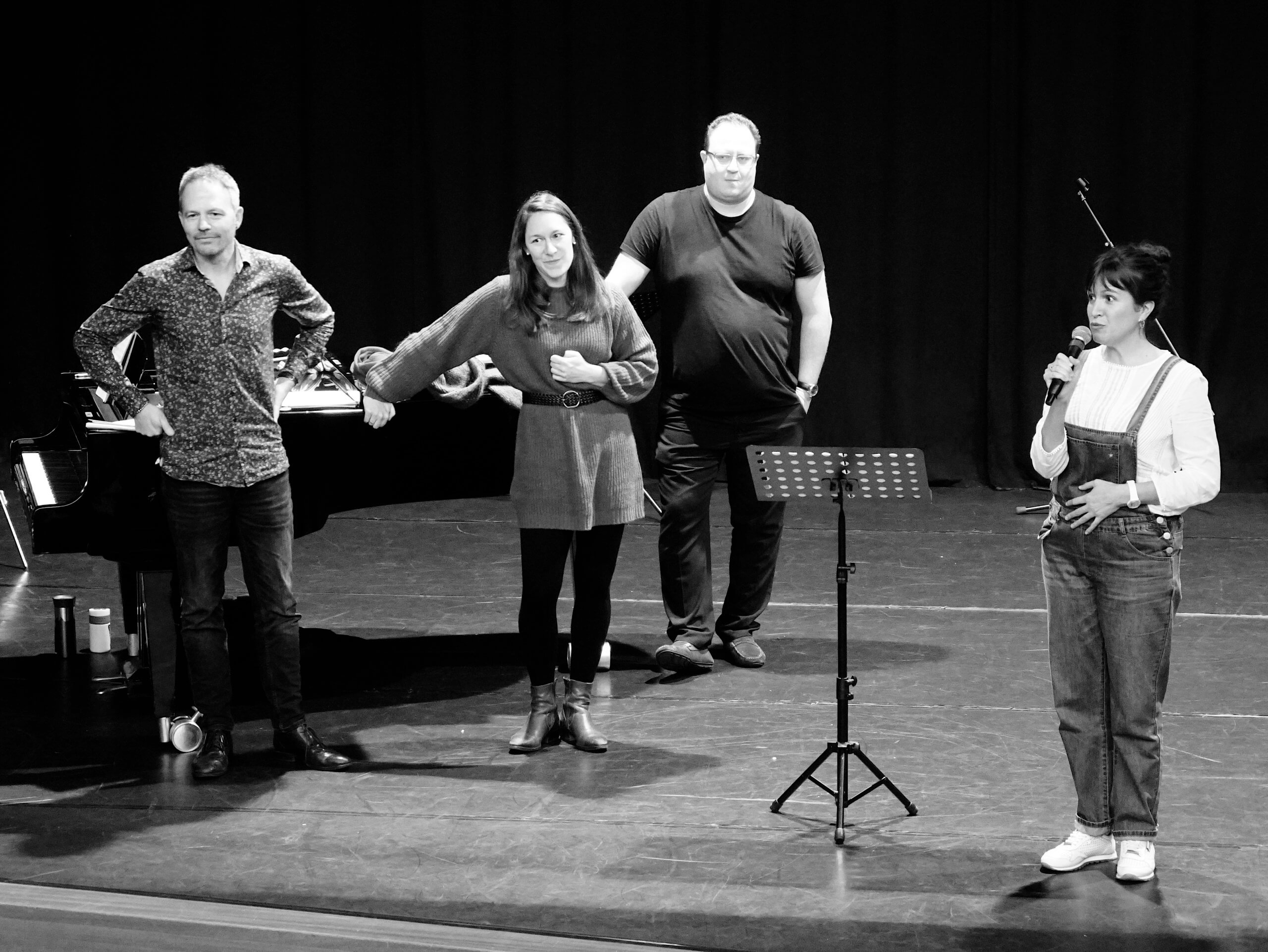 L'équipe artistique de "Me Voici Nue" - Voix en fête